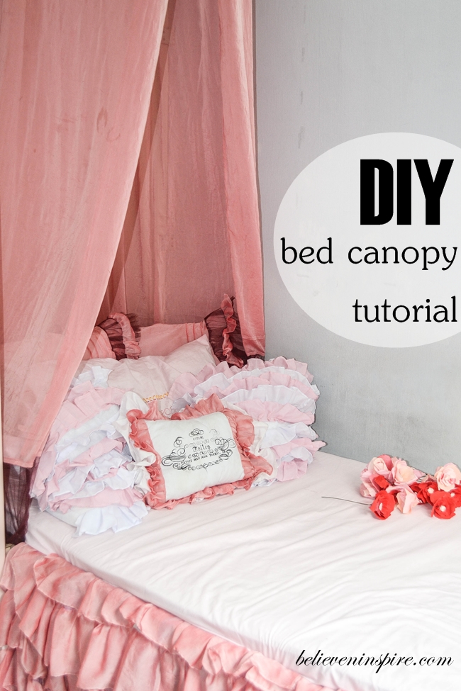 How to Make Super Easy Bed Canopy (Contemporary Beds)