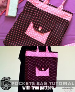 6 Pocket Pro Handbags Tutorial (Free Pattern) - Sew Some Stuff