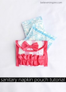 How to Make a Sanitary Napkin Pouch - Sew Some Stuff