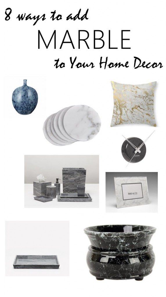 8 Simple Ways to Add Marble to Your Home - Sew Some Stuff