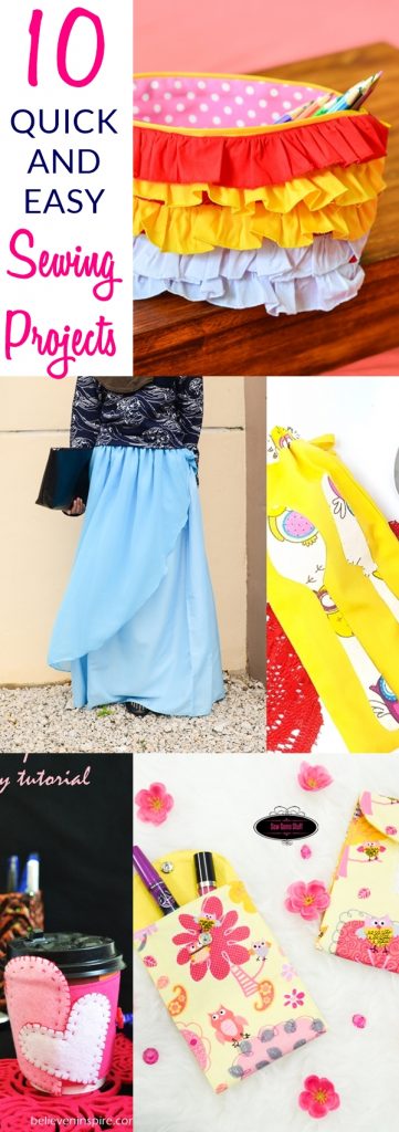 10 BEST Quick and Easy Sewing Projects for Beginners - Sew Some Stuff