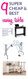 9 SUPER Cheap Sewing Tables For Small Spaces (Below $100)