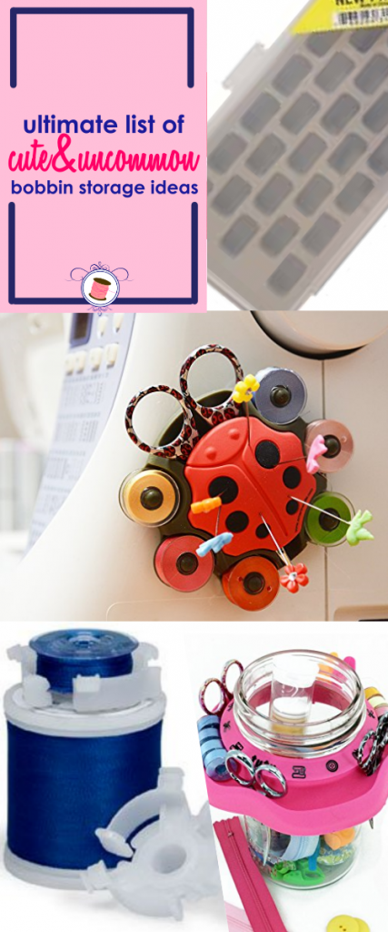 11 SUPER COOL Bobbin Thread Holder Ideas for Everyone - Sew Some Stuff