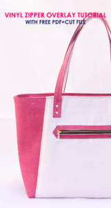 How to Sew a Zipper Pocket with Vinyl Overlay (FREE PDF+SVG) - Sew Some ...